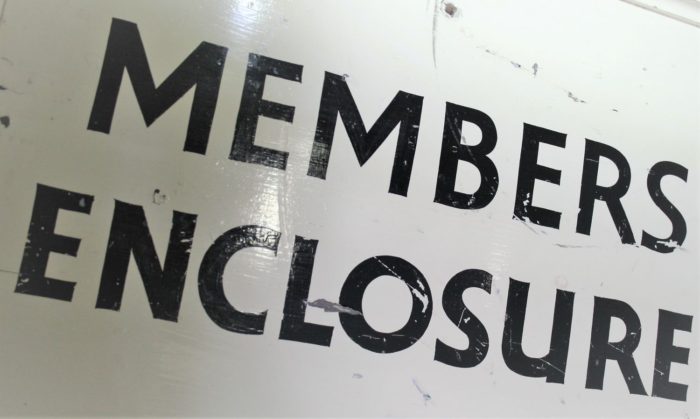 Members Enclosure Sign | Greencore Design
