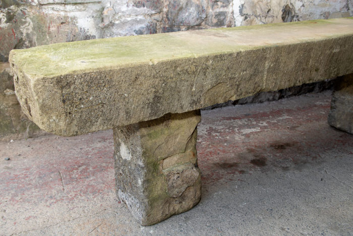 7ft Long Sandstone Garden Bench | Greencore Design