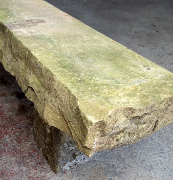 7ft Long Sandstone Garden Bench | Greencore Design