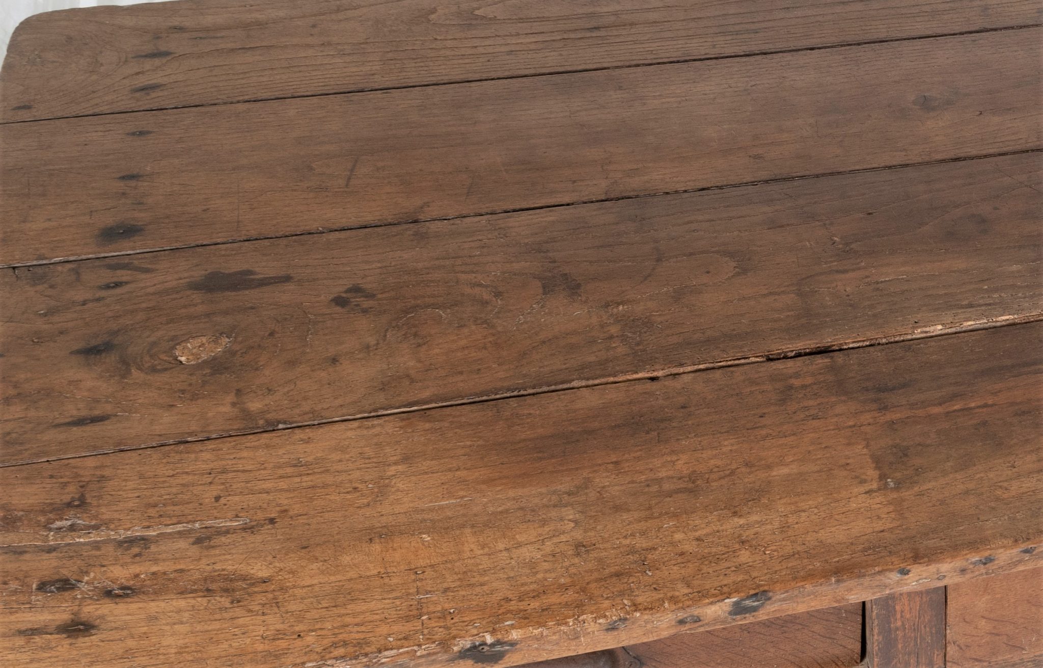 Antique French Oak Farmhouse Kitchen Prep Dining Table with 8 Drawers ...