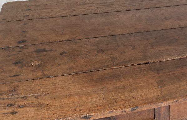 Antique French Oak Farmhouse Kitchen Prep Dining Table with 8 Drawers ...