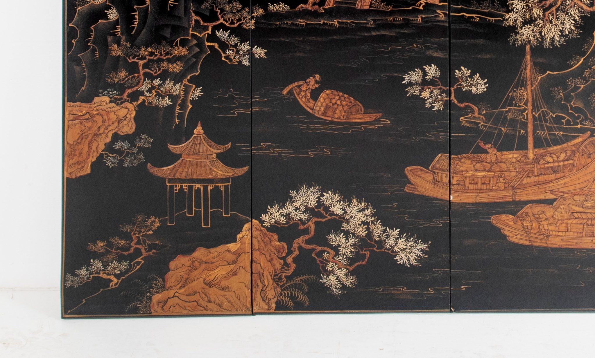 19th Century Wooden Chinese Wall Décor | Oriental Chinoiserie Wall Art ...