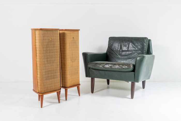 A Pair of Original Mid Century Vintage Grundig Raumklang Stereo Hi-Fi ...